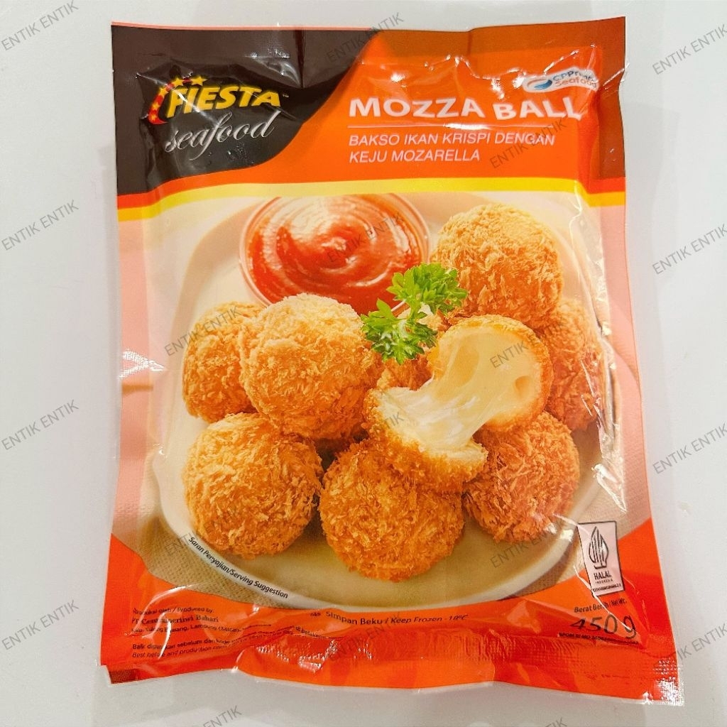Jual Fiesta Seafood Mozza Ball | Crispy Mozzarella Ball 450gr | Shopee ...