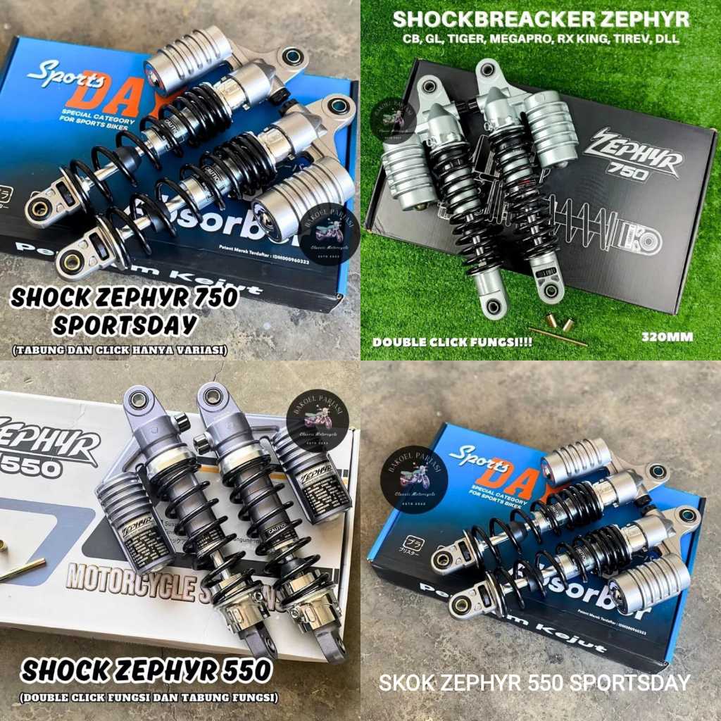 Jual SHOCK BELAKANG ZEPHYR GRANAT 550 750 GL MP KING TIGER SKOK ZHEPHYR ...