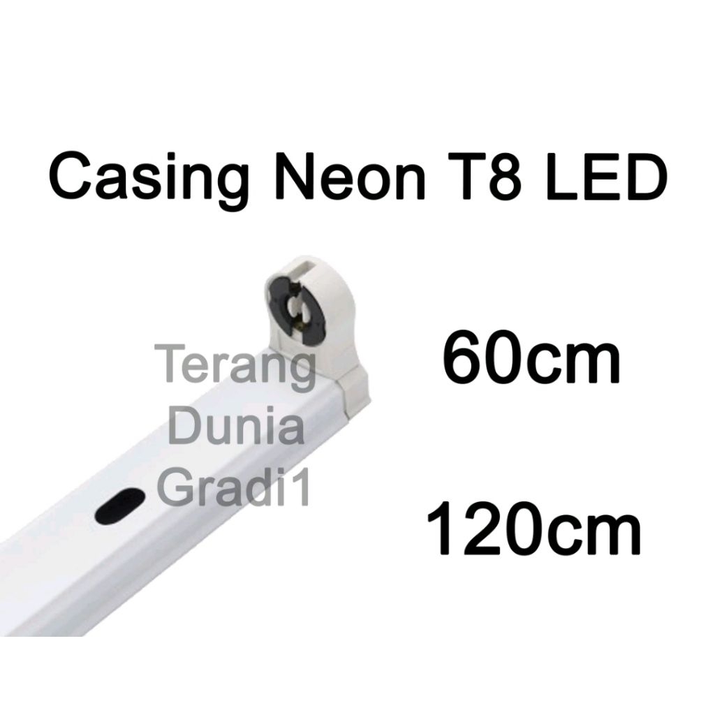 Jual Casing T8 60cm Casing T8 120cm Casing Neon TL LED 60cm Casing Neon ...