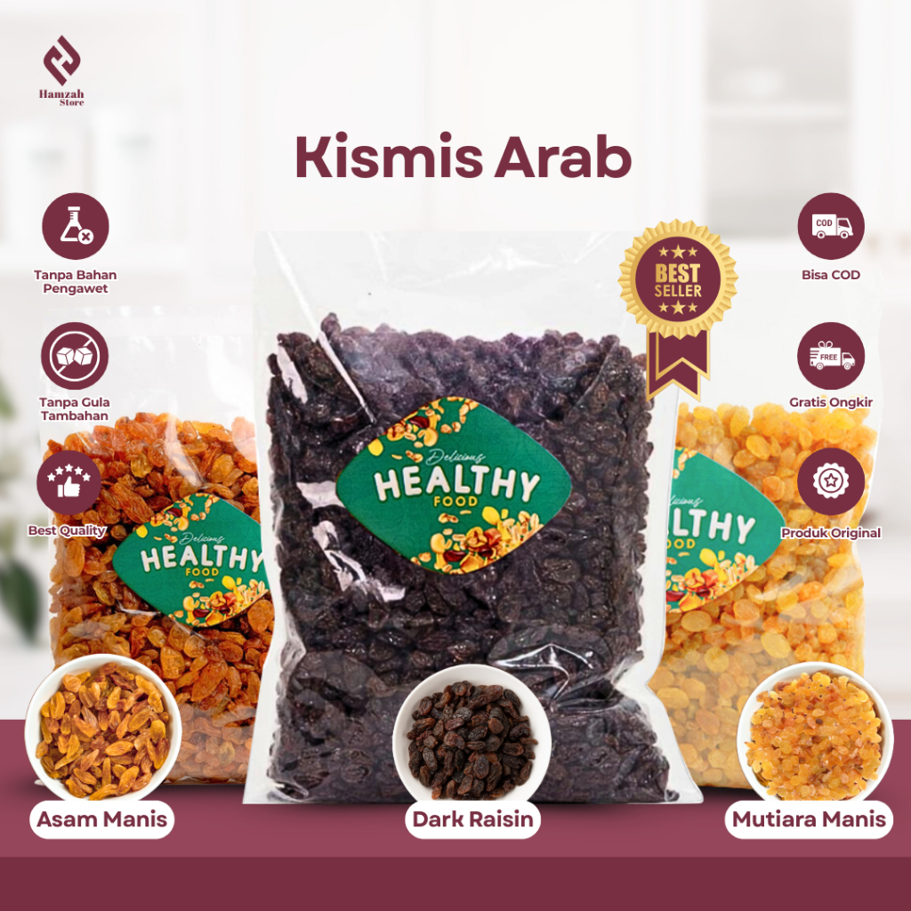 Jual Kismis Arab All Varian 1 Kg - Kismis Golden Asam Manis Mutiara ...