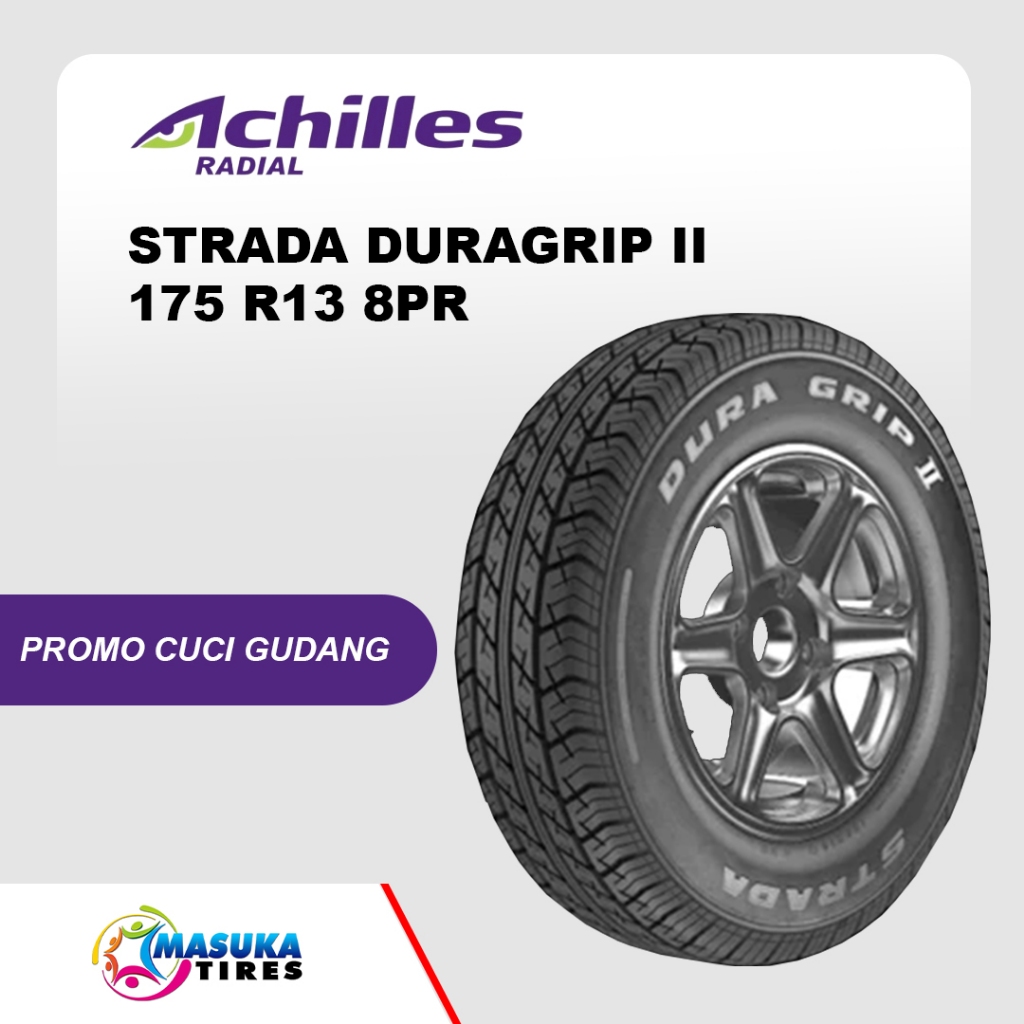 Jual PROMO CUCI GUDANG Ban 175 R13 8PR Achilles Strada Dura Grip Ban ...
