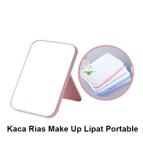 Jual CERMIN MAKE UP KACA RIAS KOREAN MINI / CERMIN MAKE UP STANDING ...