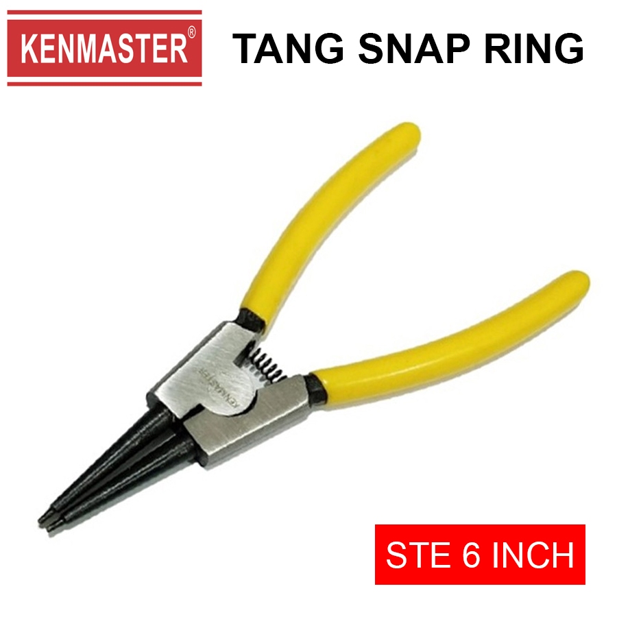 Jual Tang Snap Ring 6 inch Original Kenmaster Tang Circlip Lurus Tekan ...
