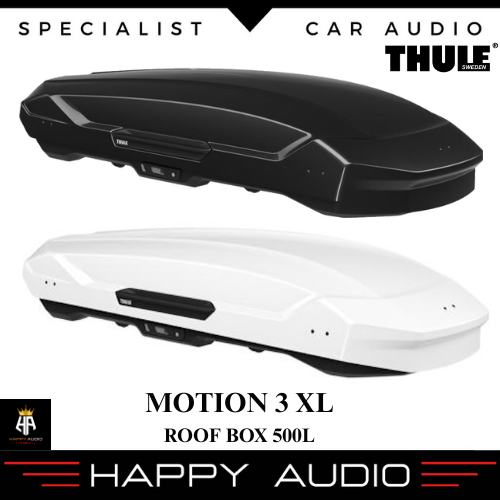 Jual Roof Box Cargo Box Mobil THULE Motion 3 XL Black Glossy / White ...