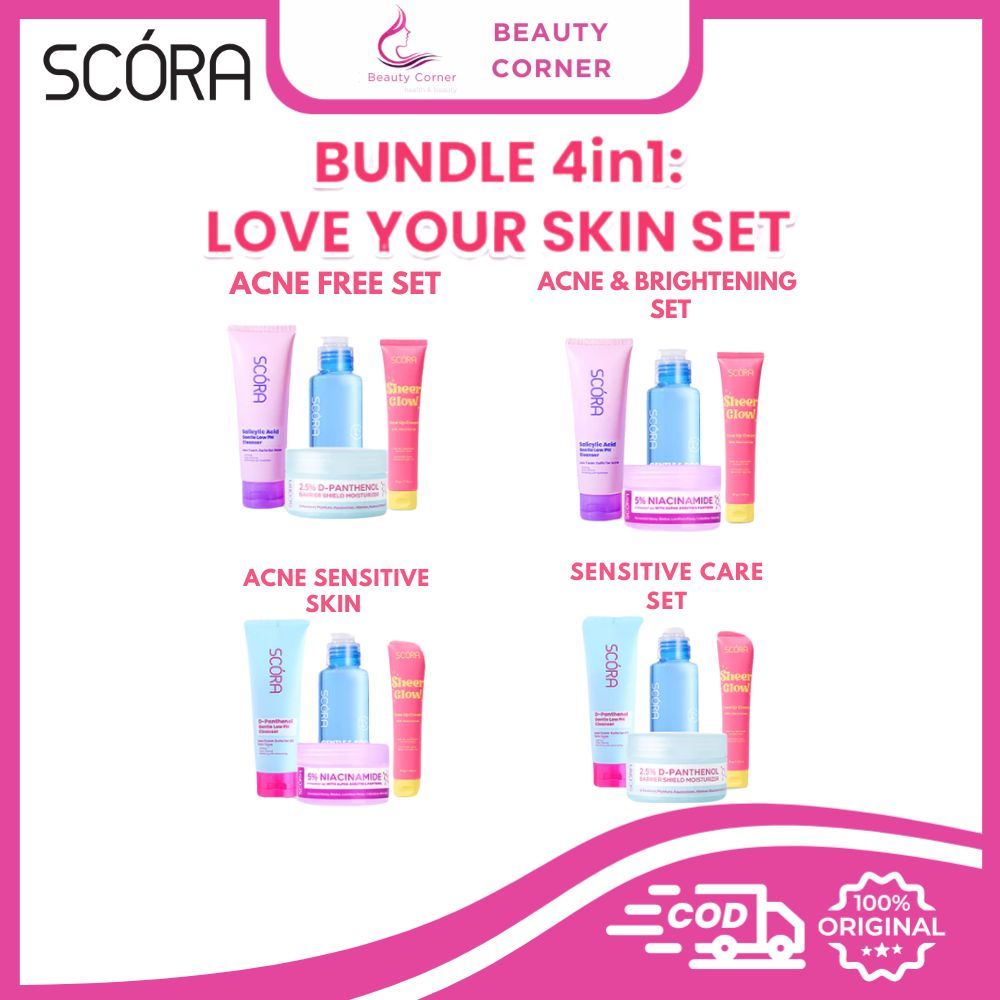 Jual PAKET SCORA 5% Niacinamide Hydramoist Gel with Alpha Arbutin & Panthenol 45ML + SCORA Sheer ...