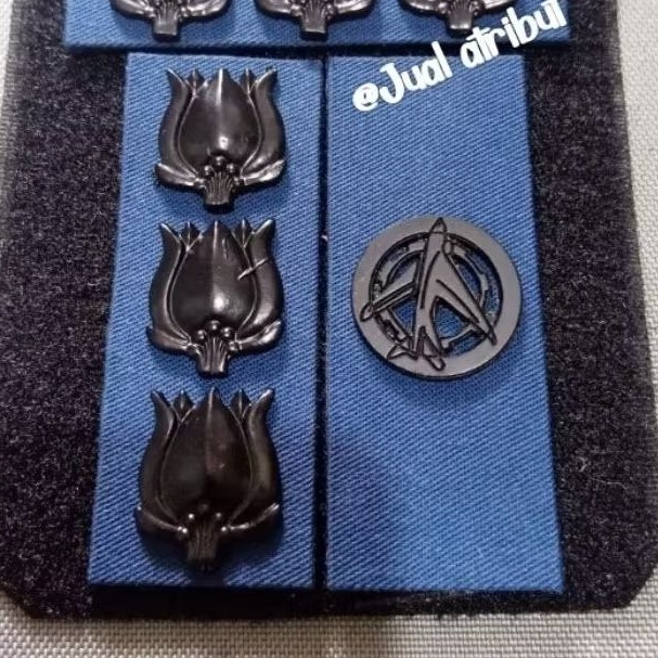 Jual Pangkat kerah baju PDL /PDL SBP Logam Mayor/Letkol/Kolonel AU ...