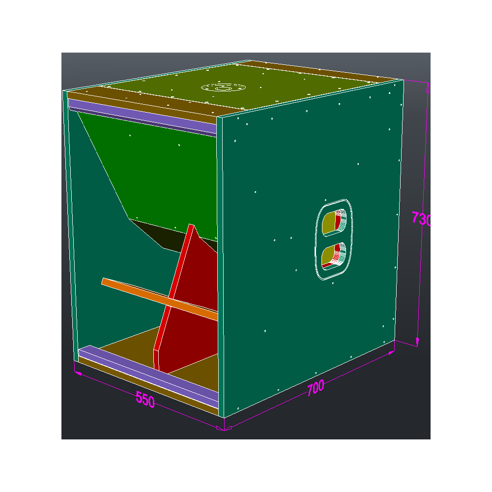 Jual Potongan Papan Box Subwoofer WISDOM HP-1018B - 1 x 18in | Shopee ...