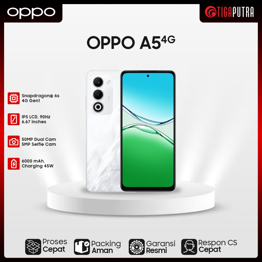 Jual Oppo A5 (Ram 8GB, Rom 128/256GB, Snapdragon 4s Gen 1, Battery ...