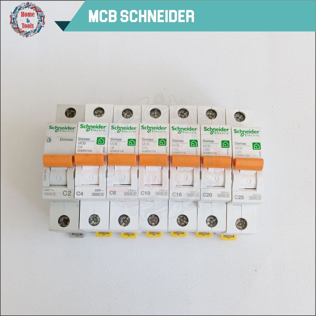 Jual MCB SCHNEIDER/MINI CIRCUIT BREAKER/MCB 2 AMPERE/MCB 4 AMPERE/MCB 6 ...