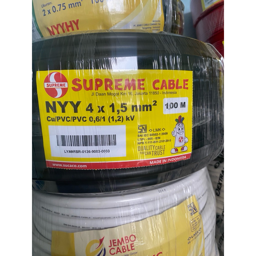 Jual KABEL NYY 4x1,5 SUPREME @100M | Shopee Indonesia