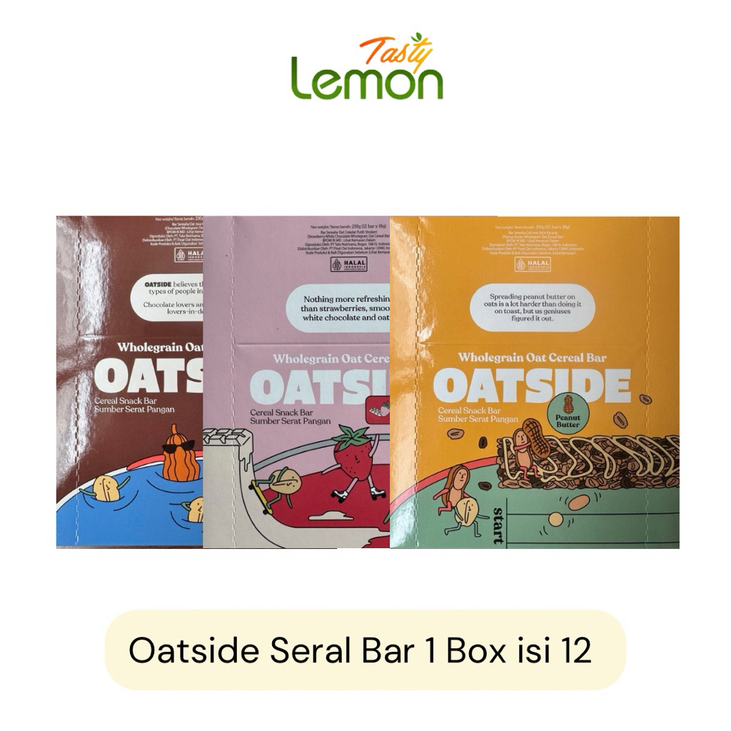 Jual Oatside Sereal Bar 1 Box | Shopee Indonesia