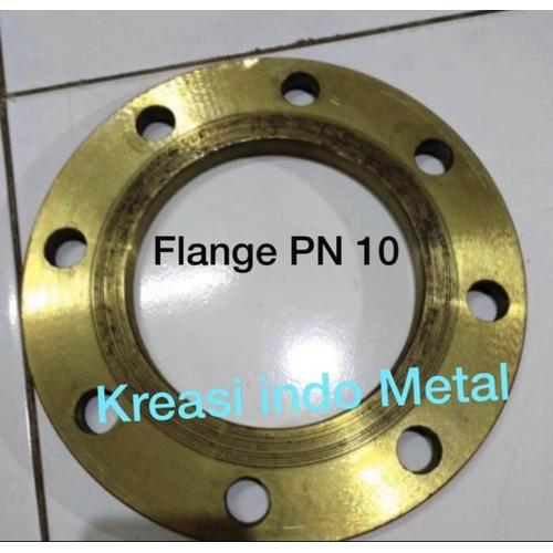 Jual Flange PN10 Besi 4 Inch DN100 DIN 100 Flange PN 10 | Shopee Indonesia