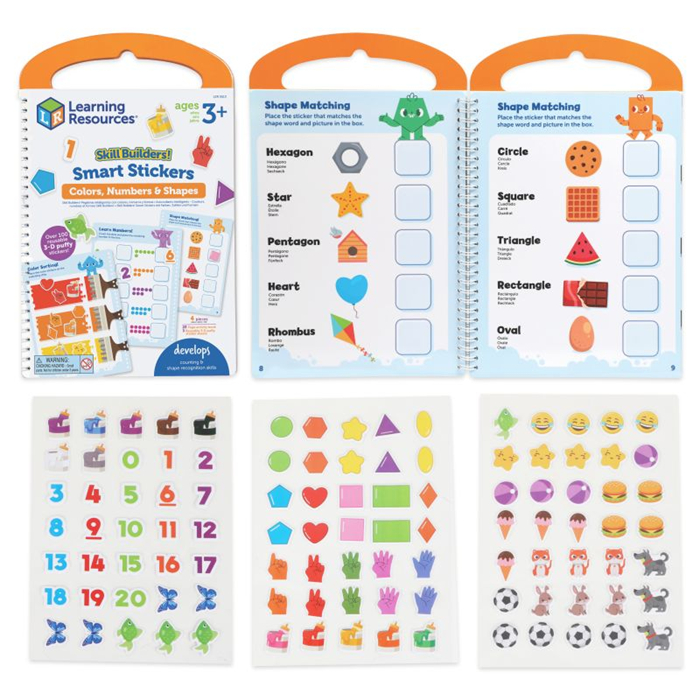Jual Learning Resources Skill Builders! Smart Stickers Colors, Numbers ...