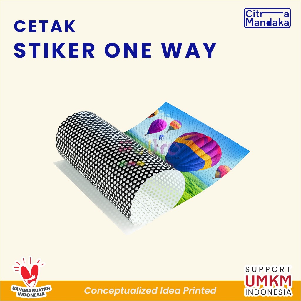 Jual Stiker One Way Vision Kaca Mobil Kantor Ruko | Shopee Indonesia