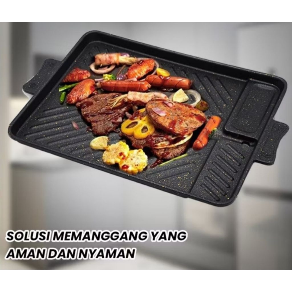 Jual Yakiniku Grill Pan BBQ Persegi - Anti Lengket | Shopee Indonesia