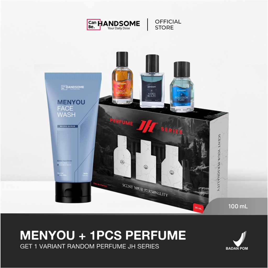 Jual Canbe Handsome - Menyou Face Wash 100ml (FREE PARFUME JH SERIES ...