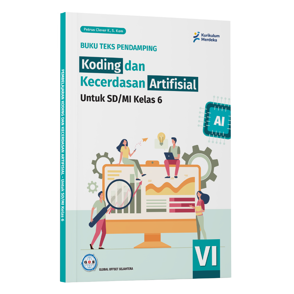 Jual Buku Teks Pendamping Koding Dan Kecerdasan Artfisial Kelas 6 SD/MI ...