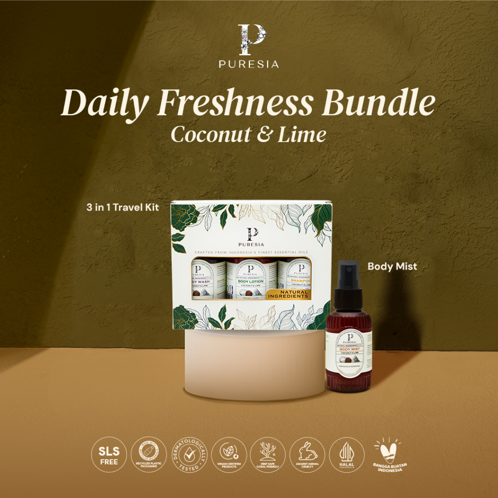 Jual Puresia | Daily Freshness Bundle (Body Lotion / Body Wash/ Body ...