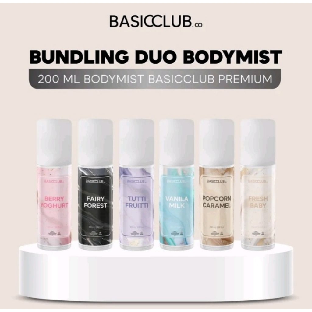 Jual BODYMIST BASICCLUB 100ML | Shopee Indonesia