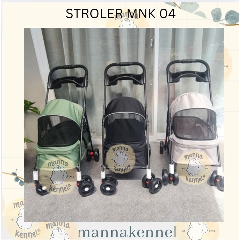 Jual pet stroller dog trolley pet carier foldable pet stroller kucing ...