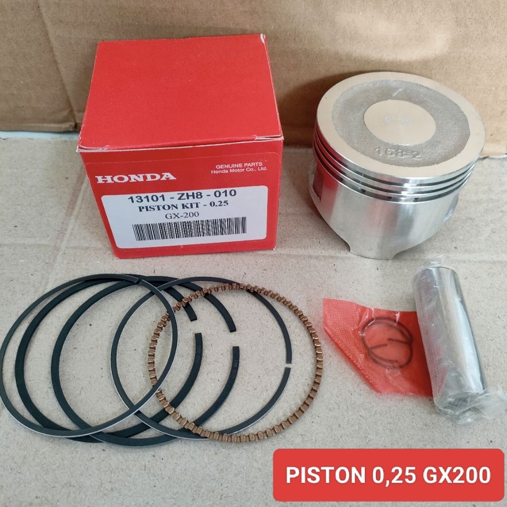 Jual Piston atau seher gx200 oversize 0,25 mm lengkap 1 set mesin alkon atau penggerak | Shopee ...