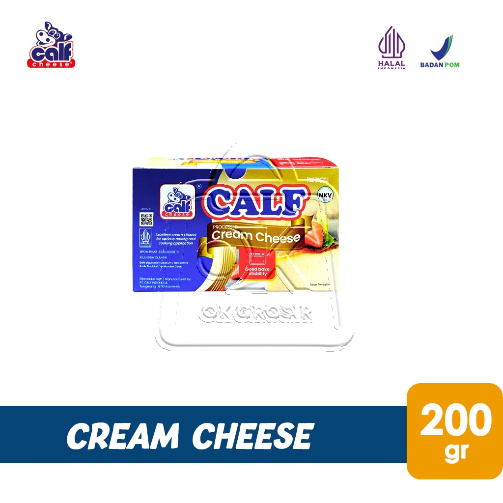 Jual Cream Cheese Calf Processed Keju Krim Olahan Lumer Serbaguna (200 ...