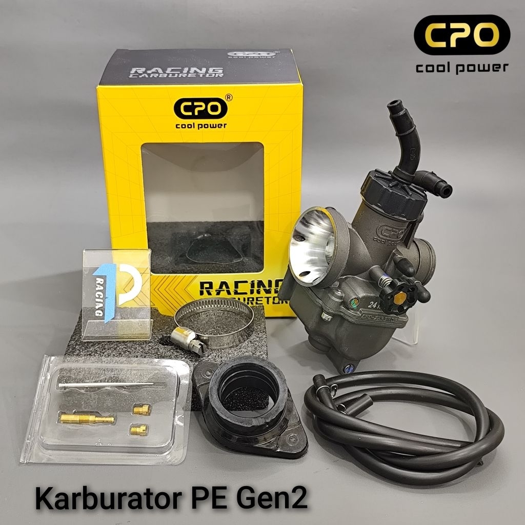 Jual Karburator PE Gen2 Karbu PE 24 26 28 30 Black Series CPO Cool Power Original | Shopee Indonesia