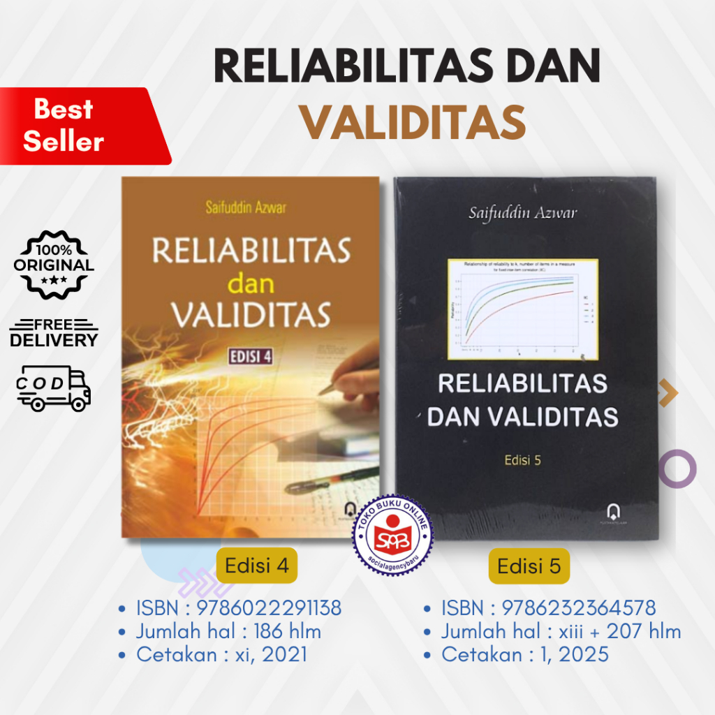 Jual Reliabilitas dan Validitas - Saifuddin Azwar | Shopee Indonesia