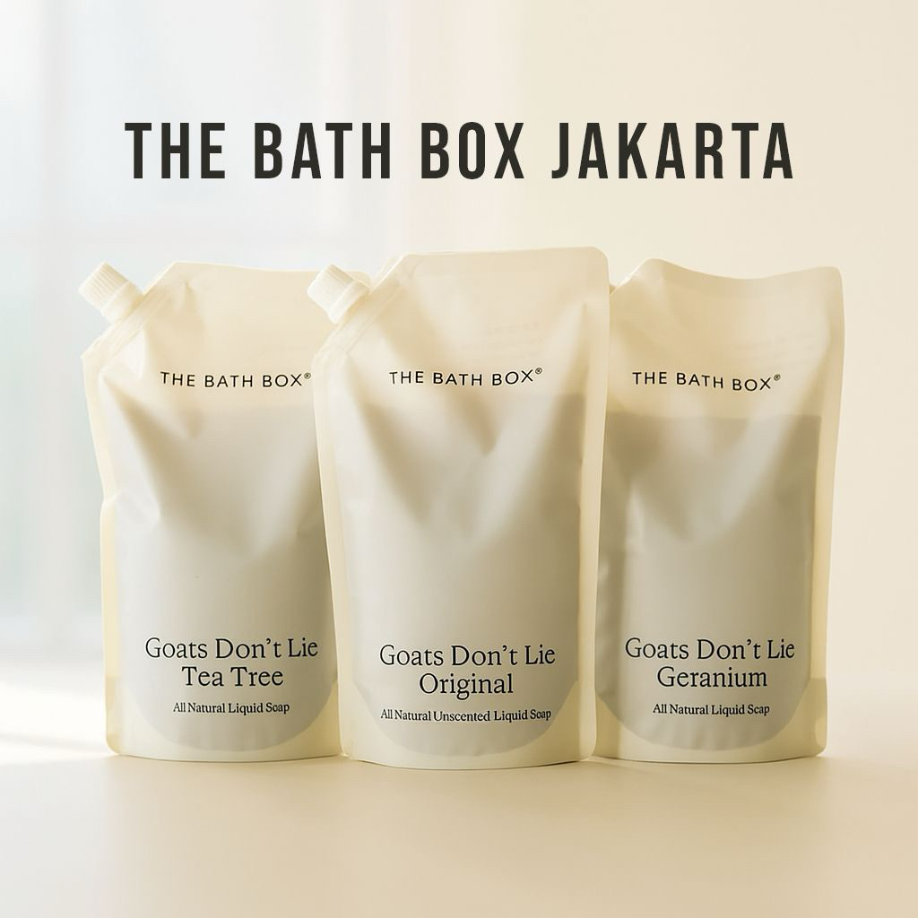 Jual THE BATH BOX REFILL GDL GOATS DONT LIE SOAP ORIGINAL GERANIUM TEA ...