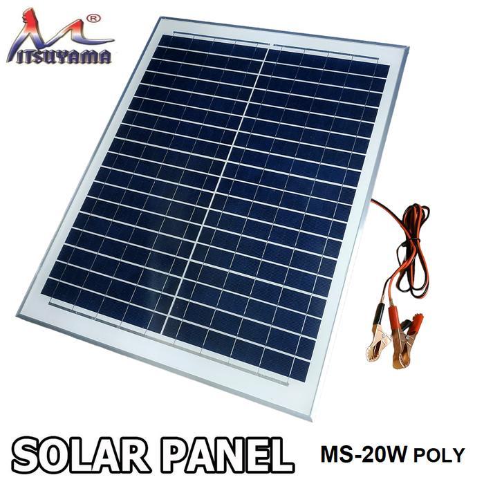 Jual Solar Panel mitsuyama 50wp Poly Crystalline Solar Cell Panel Surya ...