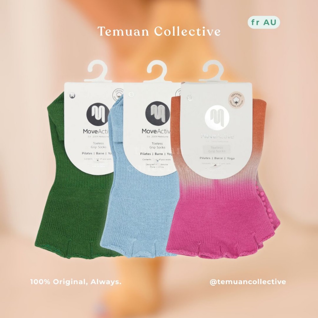 Jual MoveActive Toeless Non Slip Grip Socks | Move Active Kaus Kaki ...