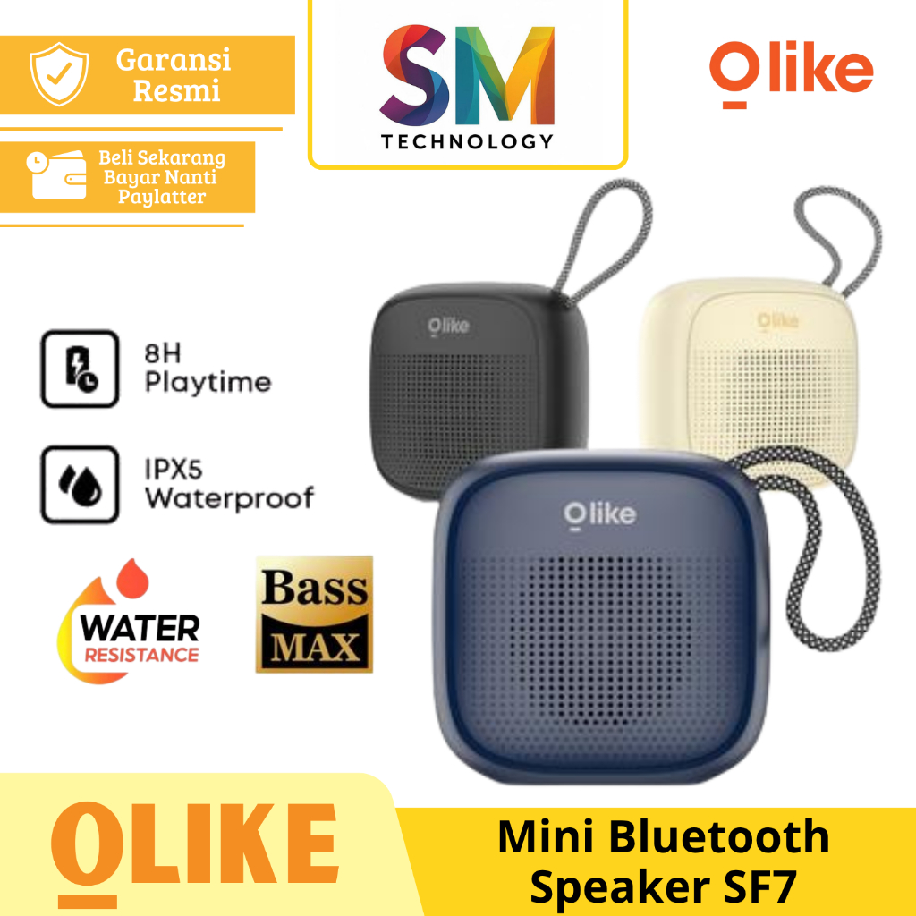 Jual OLIKE Speaker Bluetooth Mini Wireless Outdoor SF7 Sound Bass Max ...