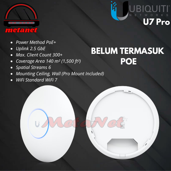 Jual Ubiquiti U7 Pro | Unifi U7 Pro Ceiling-mounted WiFi 7 AP with 6 ...