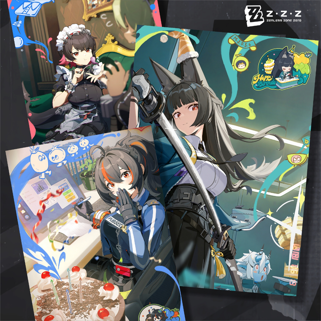 Jual Koleksi Poster A4 Anime Game Zenless Zone Zero D - ZZZ | Shopee ...