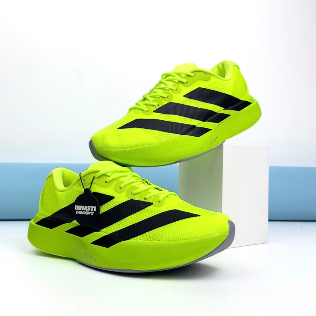 Jual Sepatu Running Adidas Adizero Evo SL – Lucid Green | Super Ringan ...