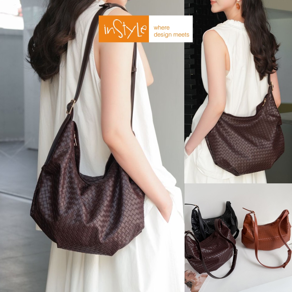 Jual Tas Bahu Selempang Hobo Wanita Korean Vintage Style Shoulder Tote ...
