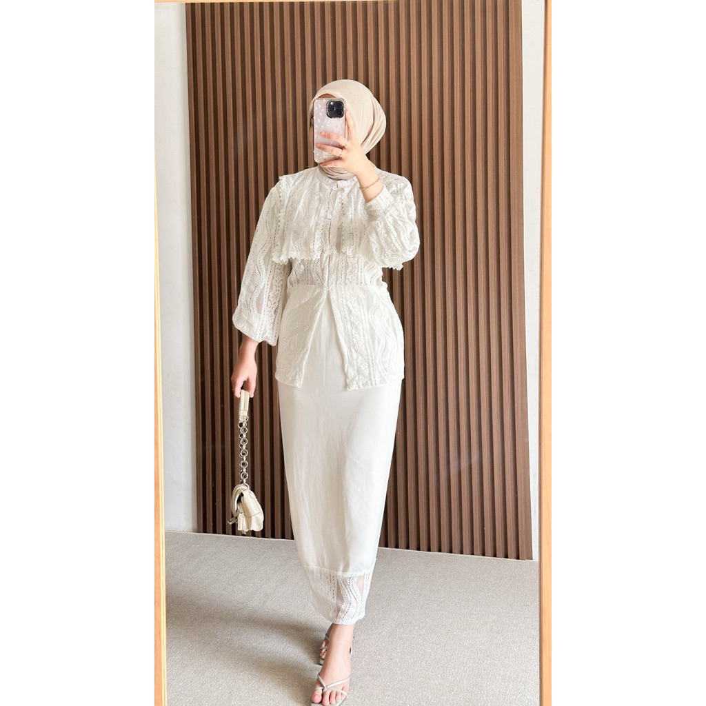 Jual One Set Ans Blouse | Baju Kondangan Wanita | One Set Brukat ...