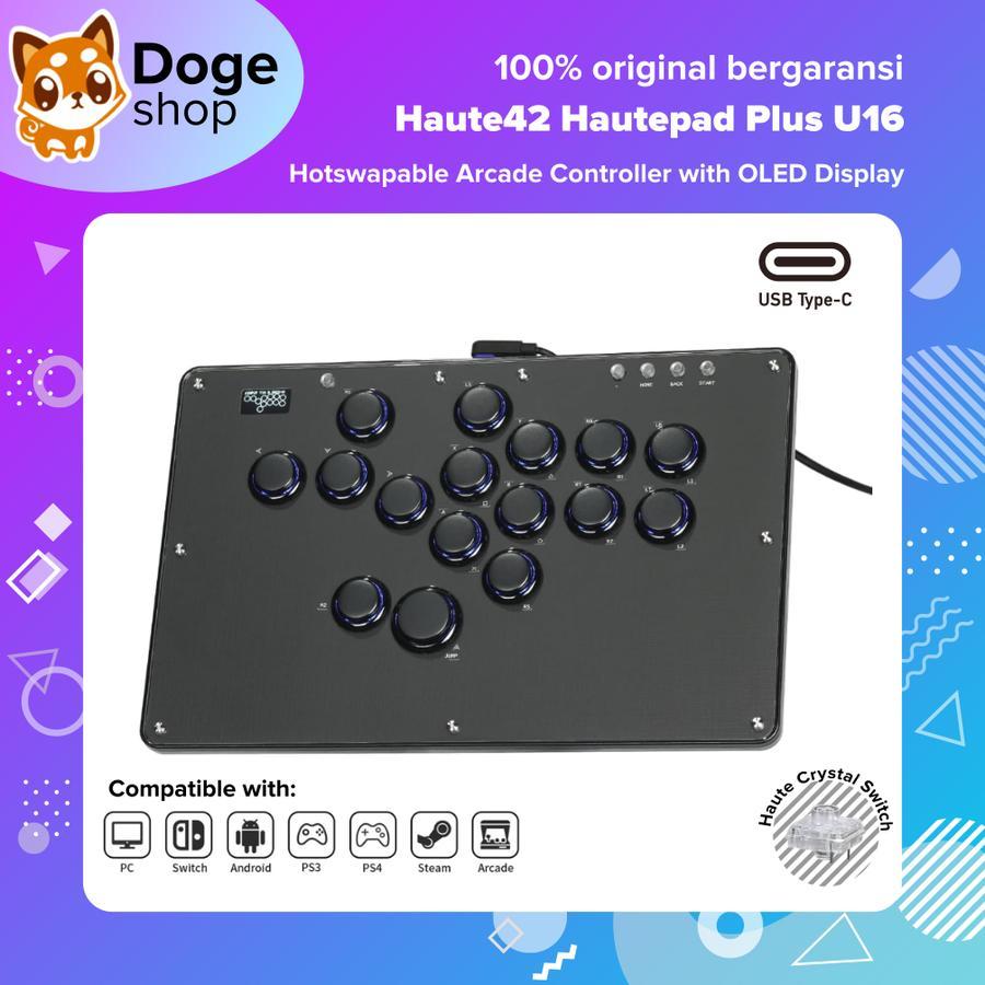 Jual Haute42 Hautepad U16 Leverless Fight Arcade Stick Flatbox Hitbox ...