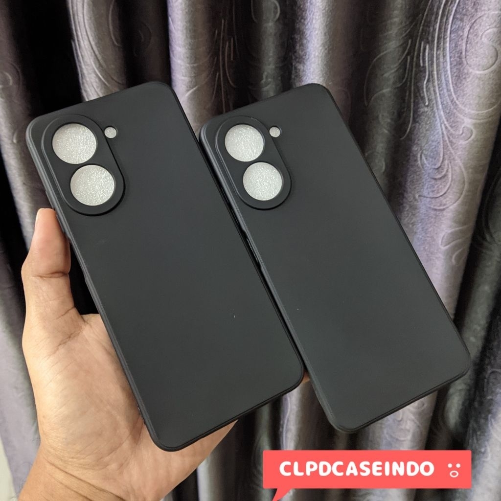 Jual Soft Case Poco C71 Hitam Matte SlimCase | Shopee Indonesia