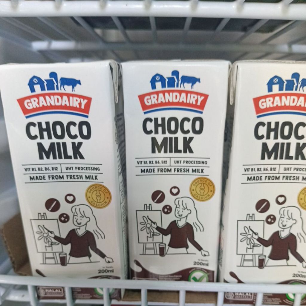 Jual Grandairy Choco Milk 200 ML | Shopee Indonesia