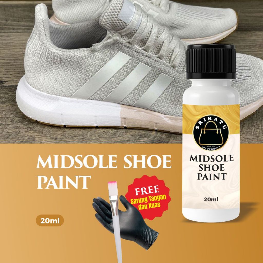 Jual Midsole Shoe Paint 20ml - Cat Midsole Sepatu TRP, Phylon, PU ...