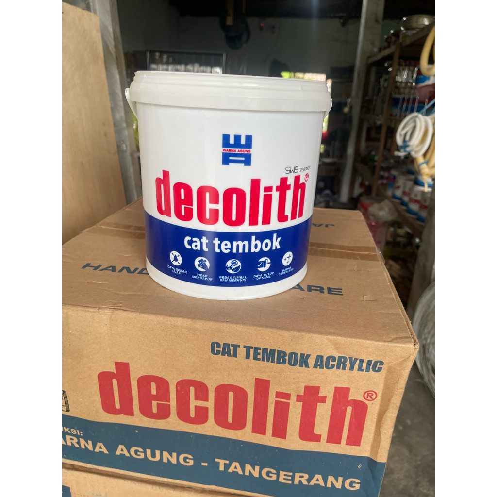 Jual Cat Tembok Decolith 5 KG Ongkir Murah | Shopee Indonesia