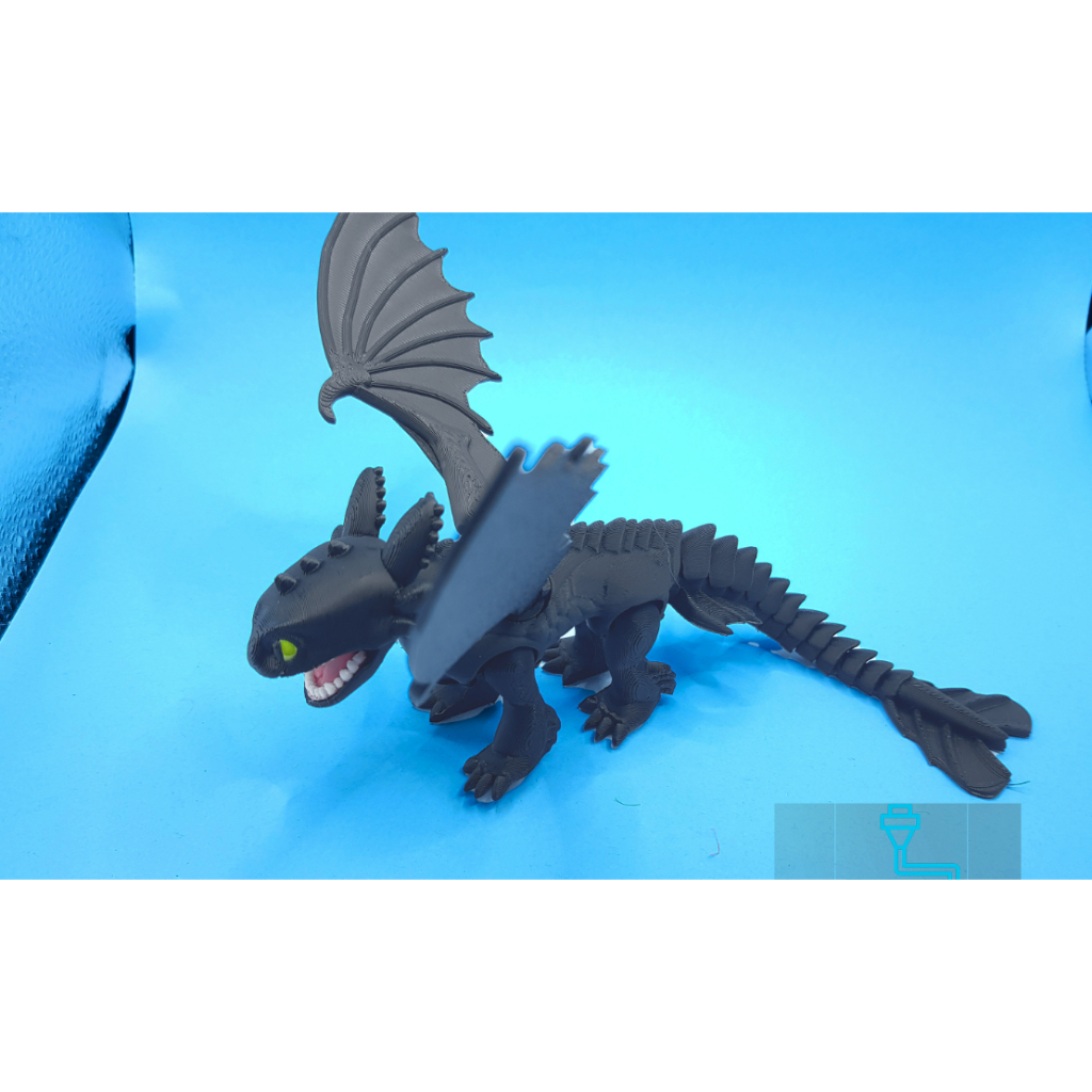 Jual Cuero Mainan Naga Dragon Night Fury Toothless Artikulasi | Shopee ...
