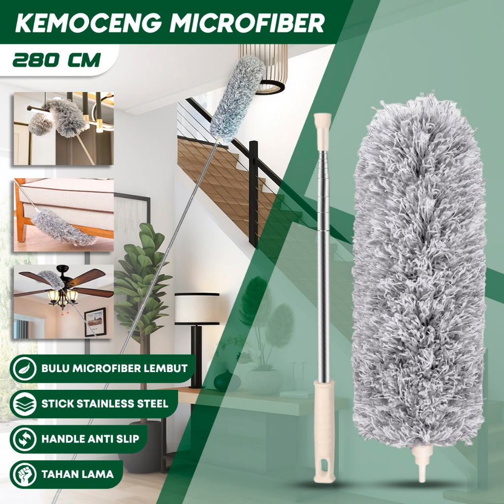 Jual Kemoceng Microfiber 2,8 Meter – Kemoceng Flexible Kemoceng ...