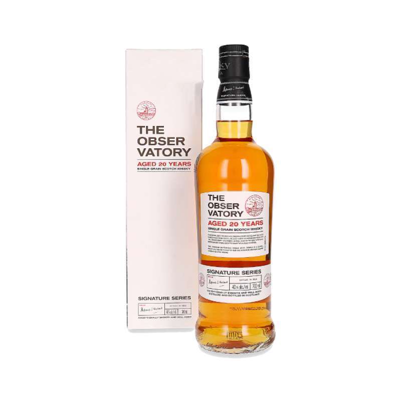Jual The Observatory Single Grain Scotch Whisky 20 YO 700ml | Shopee ...