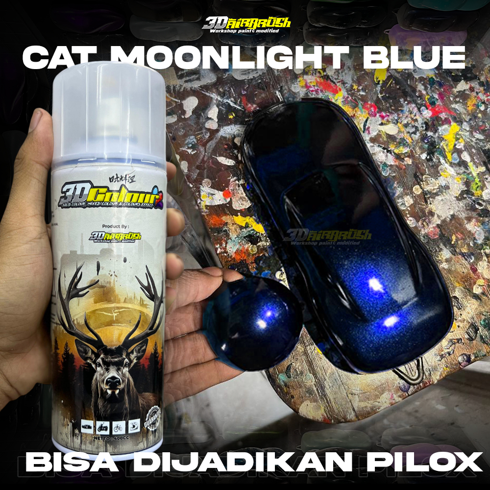 Jual (BISA DIJADIKAN PILOX) CAT MOONLIGHT BLUE / LEMBAYUNG BIRU / CAT ...