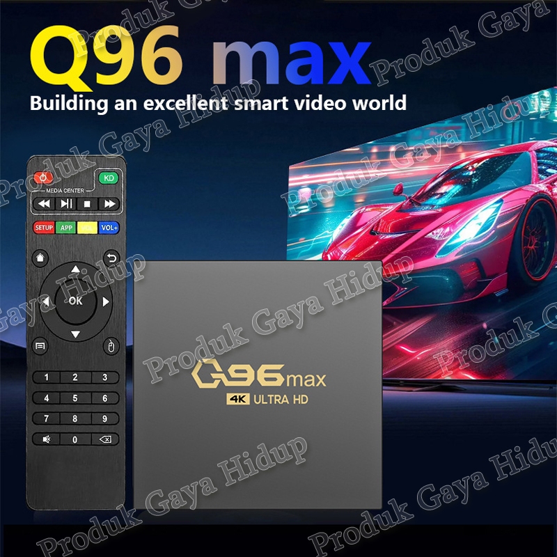 Jual Q96 MXA Android TV Box 2.4G WIFI 8GB+128GB Amlogic S905 chip 4K high-definition set-top box ...