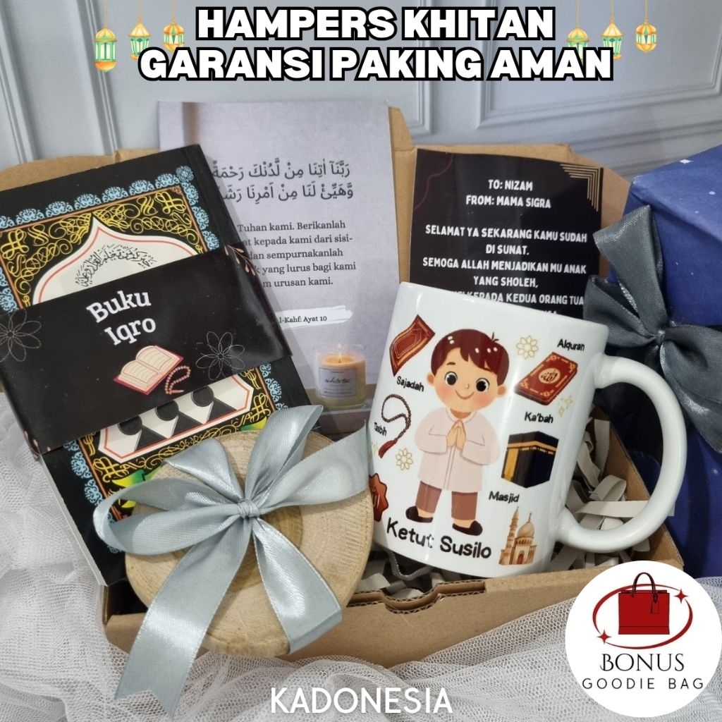 Jual Hampers Khitan Mug Custom / Kado Sunatan / Hadiah Sunat ( ANAS ...