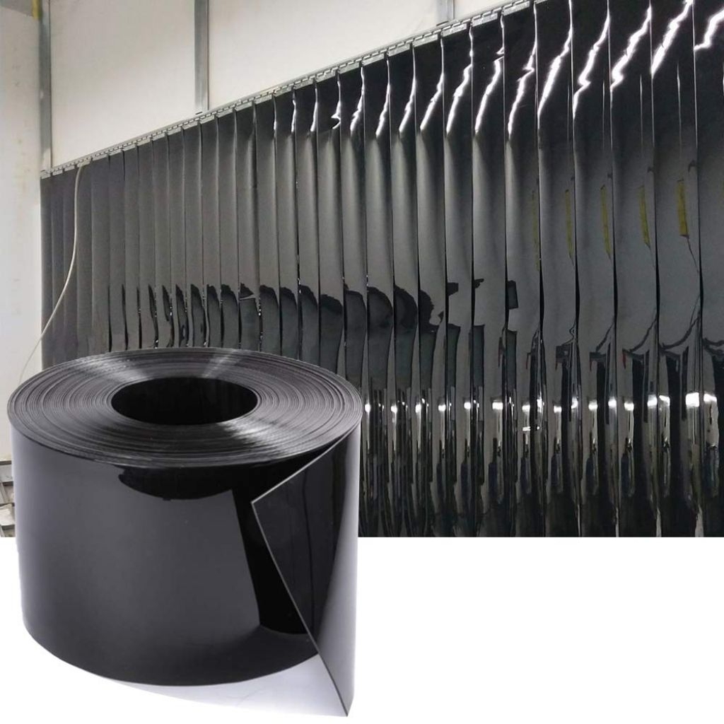 Jual PVC curtain hitam 2mm x 20cm x 1mtr ( PVC curtain hitam meteran ...