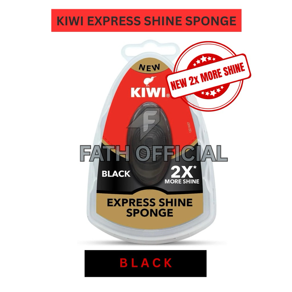 Jual Kiwi Express Shine Sponge Black / All Colour. Semir Sepatu Express ...